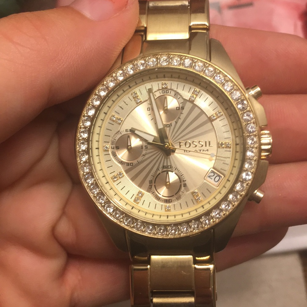 Fossil Gold Watch - Gem